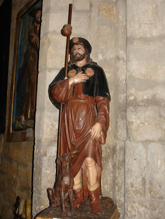 Les statues de Saint Roch